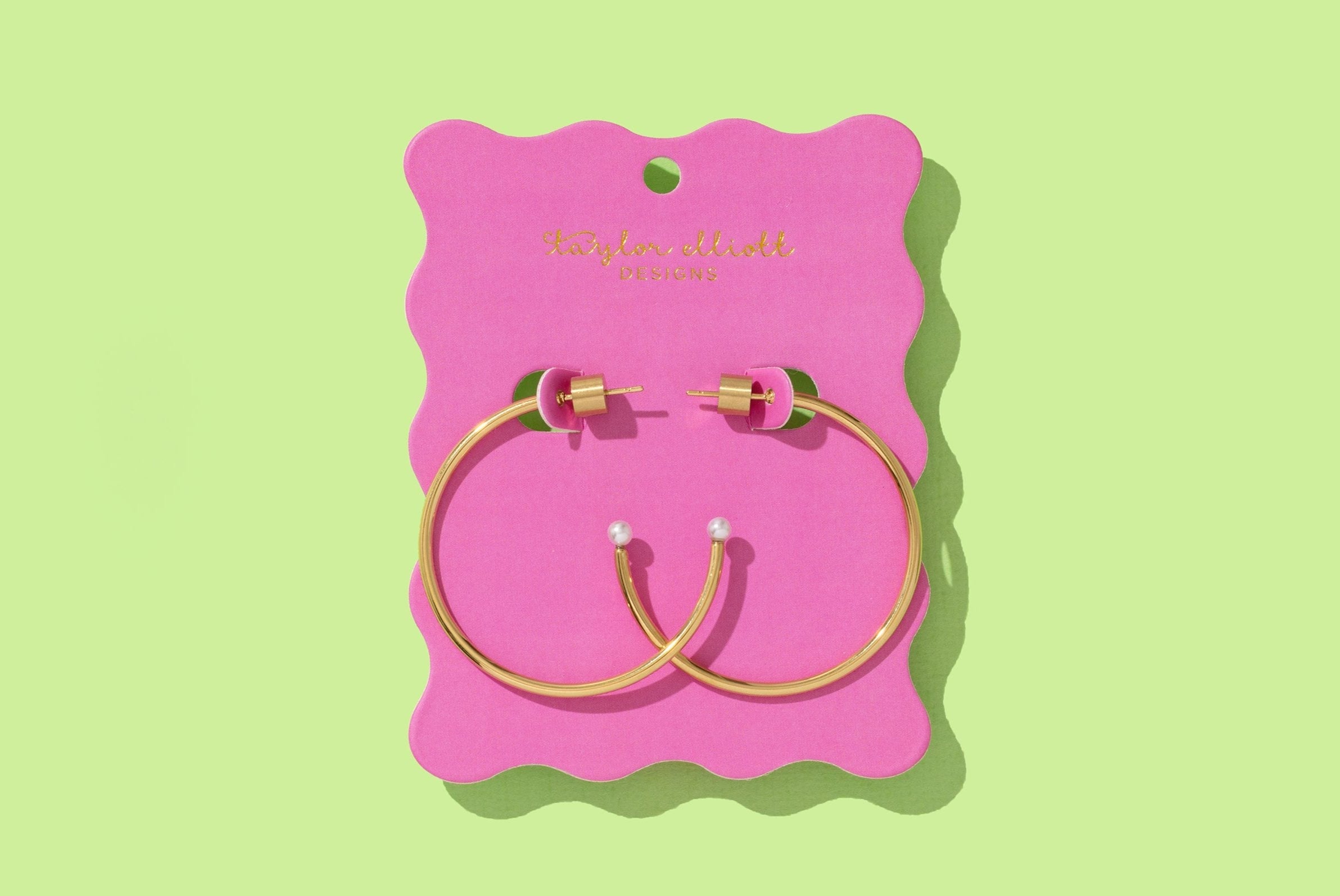 Alexis Gold L Hoop | Earrings | Gift Idea
