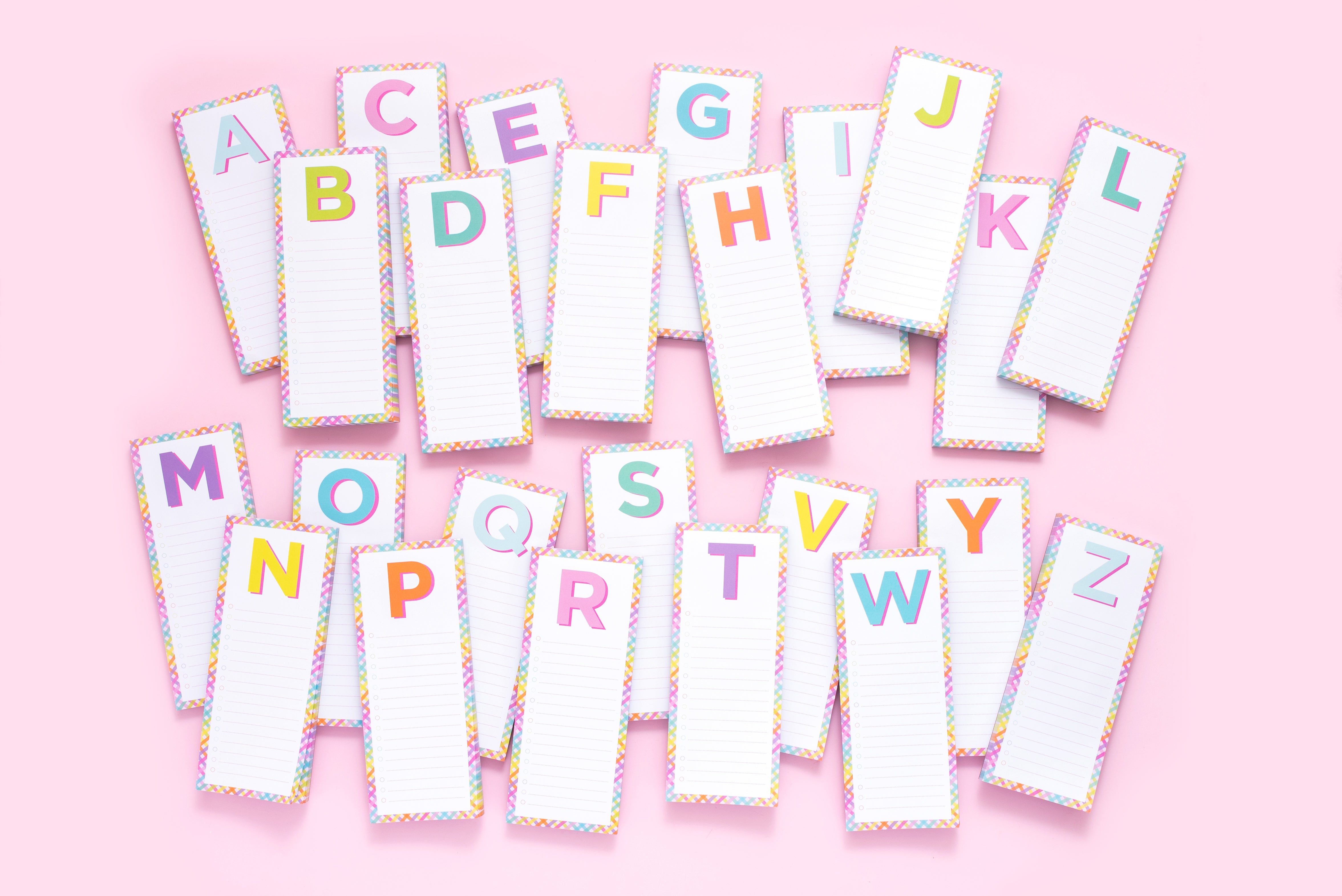 Letter List Pads | Stationery | Gift Idea