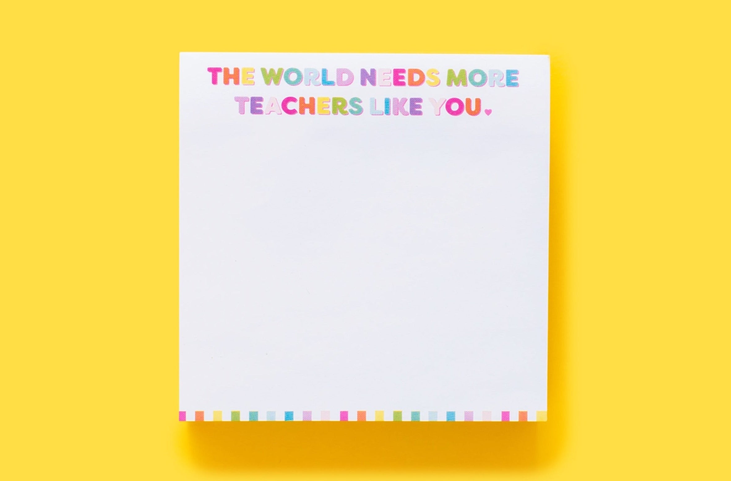 Best Teacher Ever Sticky Reminder Pad | Teacher Gift | Stocking Stuffer